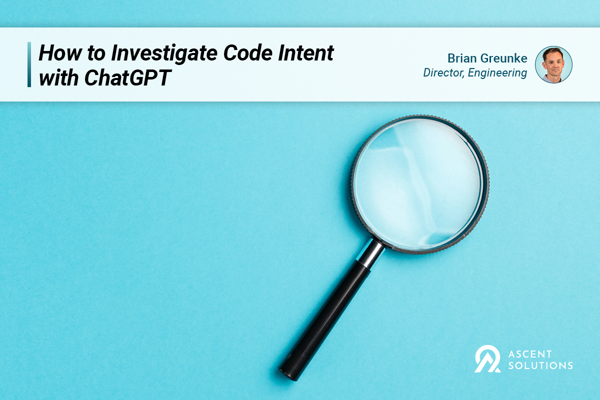 How to Investigate Code Intent with ChatGPT